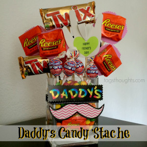 “Daddy’s Candy ‘Stache”; A Sweet Father’s Day Gift