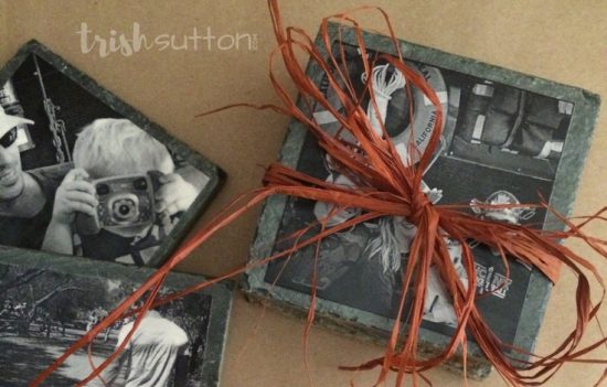 DIY Ceramic Tile Photo Coasters | Cherished Memories Gift