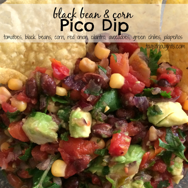 Black Bean & Corn Pico Dip