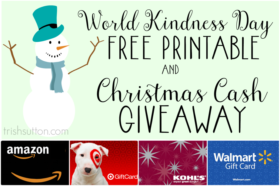 World Kindness Day And Christmas Cash Giveaway