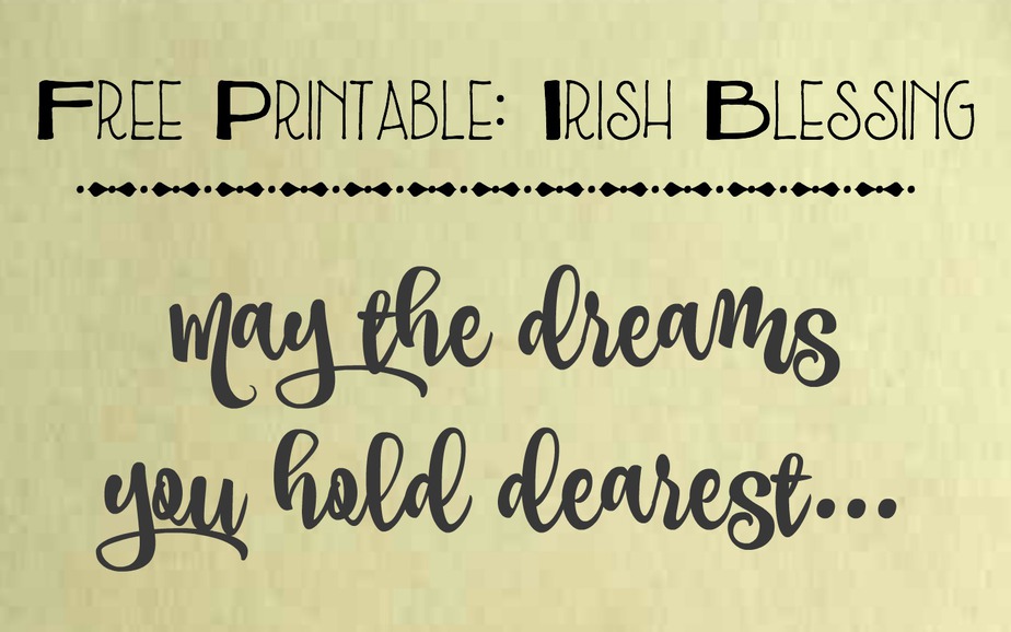 Free Printable: An Irish Blessing | TrishSutton.com
