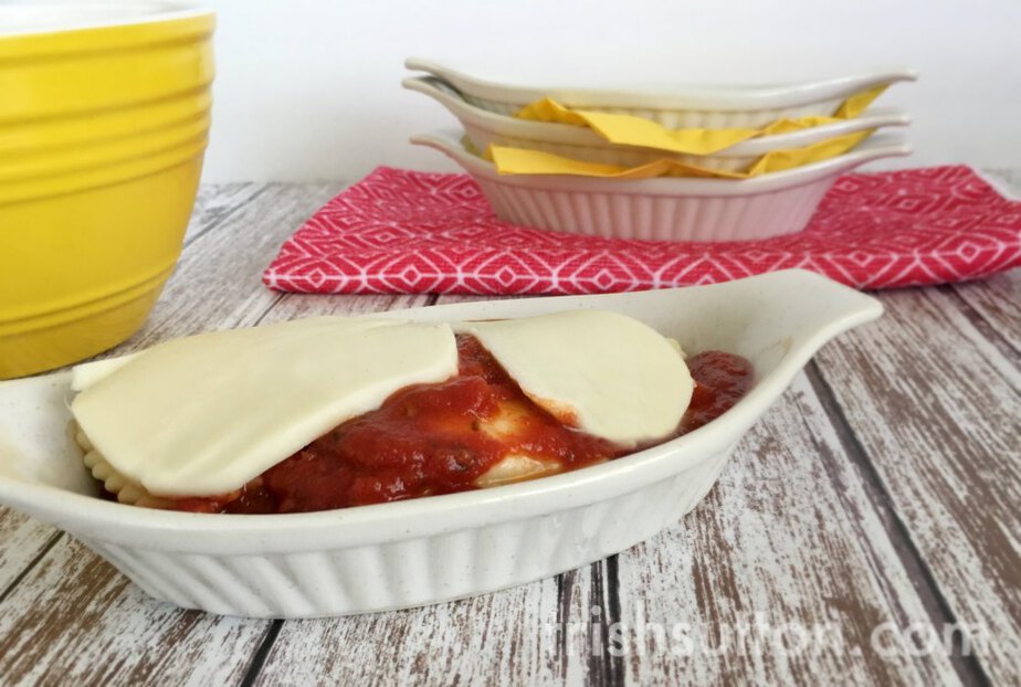 Baked Cheesy Ravioli, Made With Thick And Hearty Pasta Sauce - Trish Sutton