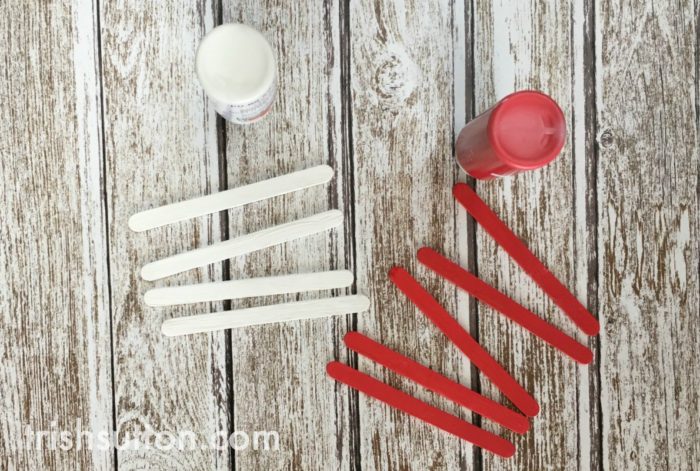 Patriotic Popsicle Stick American Flag - Trish Sutton