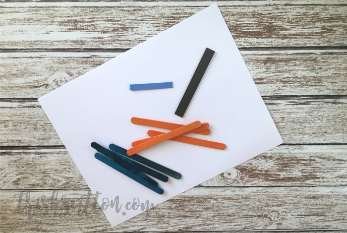 Beat The Heat: Magnetic Craft Stick Picture Frame