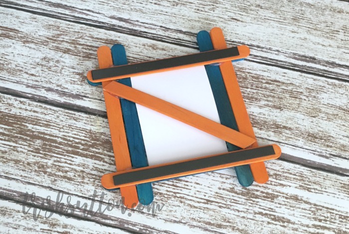 Beat The Heat: Magnetic Craft Stick Picture Frame