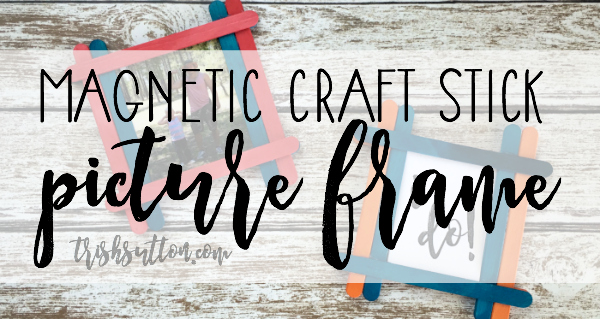 Beat The Heat: Magnetic Craft Stick Picture Frame