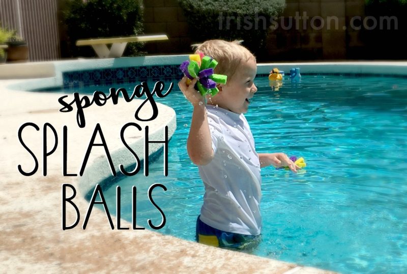 Sponge Splash Balls DIY Summertime Fun Water Bombs