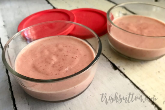 Guilt Free Strawberry Banana Ice Cream Two Serving Recipe