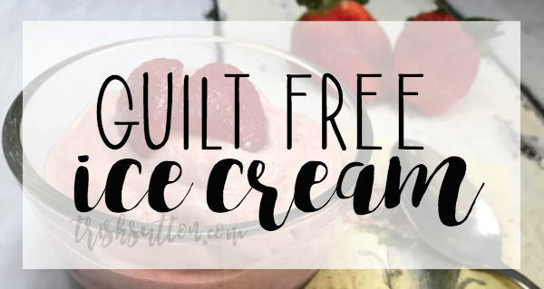 Guilt Free Strawberry Banana Ice Cream Two Serving Recipe