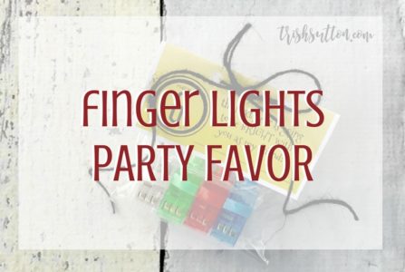Light Up Birthday Party Favor: Finger Lights | TrishSutton.com