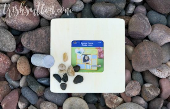DIY Rock Frame; You Rock Father's Day Gift and Printable