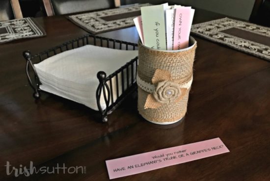 Table Topics Printable | 32 Questions for Kids & Families