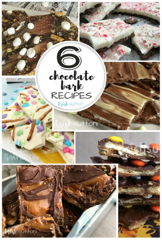 Chocolate Candy Bark Recipes | Including Mint, Caramel and Pretzel
