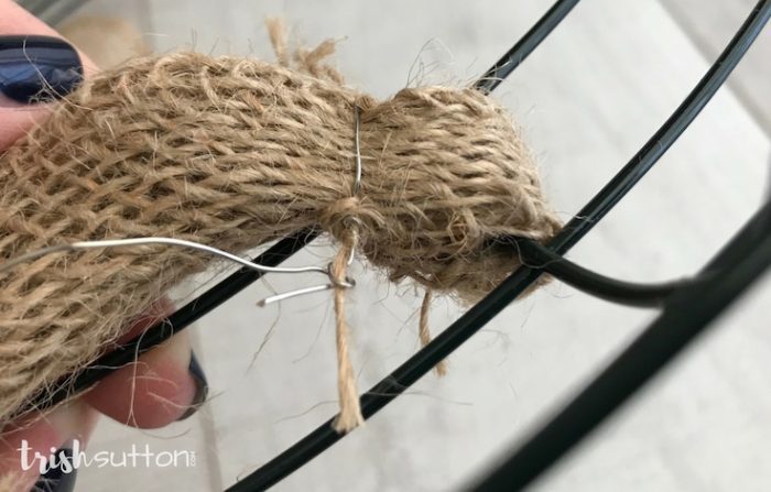 Burlap Wreath; Simple 20 Minute Tutorial Under $10