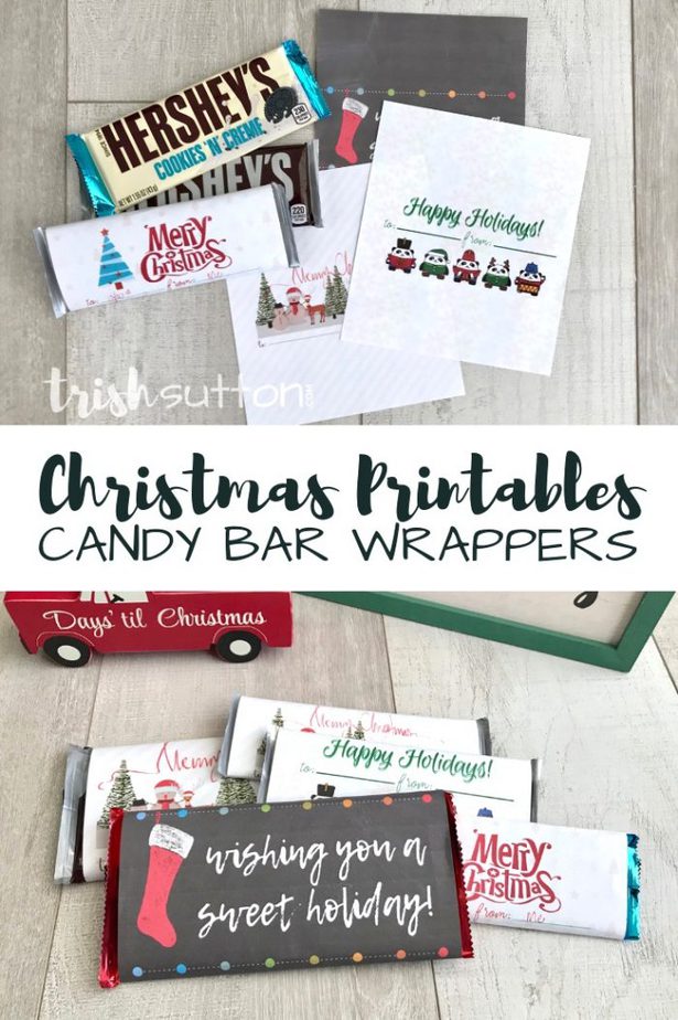 Free Printable Candy Bar Wrappers | Simple Sweet Christmas Gift