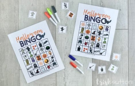 Halloween Bingo | Free Printable Game | TrishSutton.com