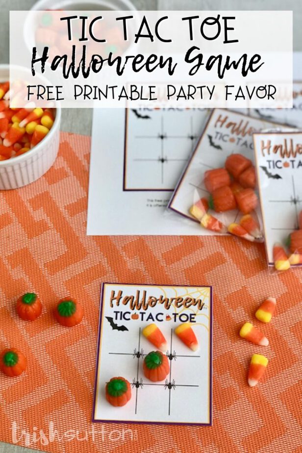 Halloween Game Tic Tac Toe Free Printable Party Favor